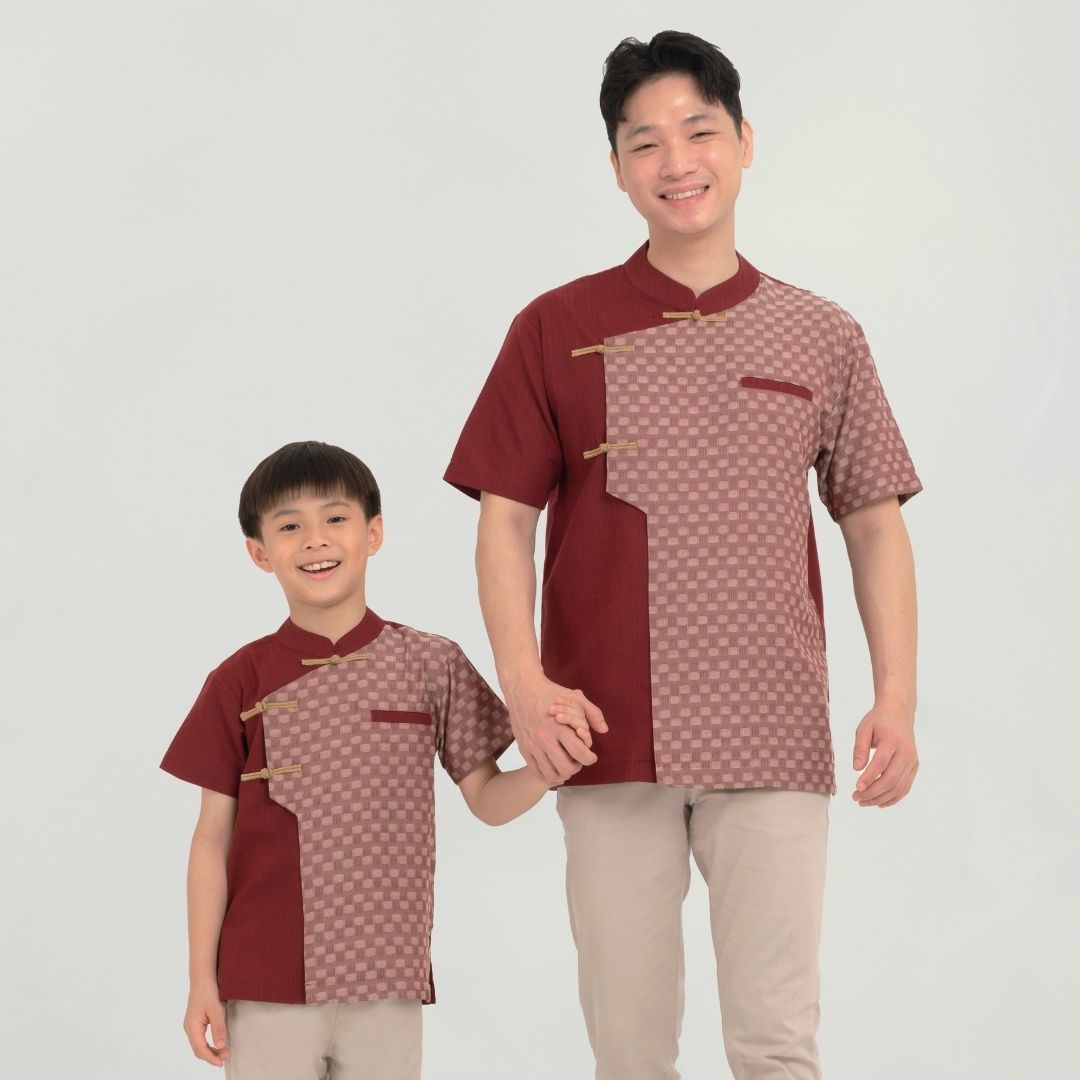 ZIEL KIDS - Baifen Cheongsam | Cheongsam | Couple Dad & Boy – zielkids